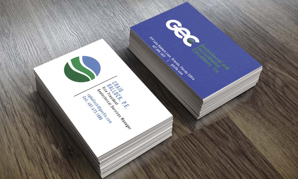GEC Business Cards – Drive Advertising